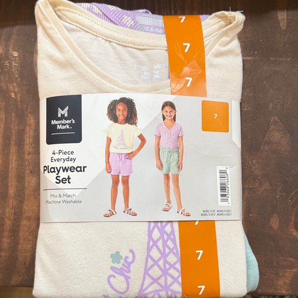 Member's Mark | Matching Sets | Members Mark Kids Playwear Sets Cream ...